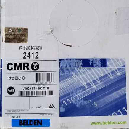 General Cable GenSPEED 6 Cat 6 Plenum Cable Blue | Sedectro