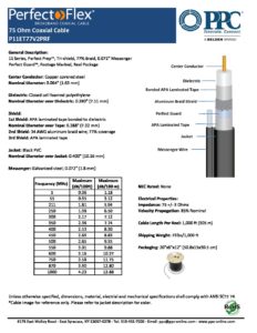 PPC-RG11-P11ET77V2PRF-Coaxial-Cable-Messenger-Aerial | Sedectro