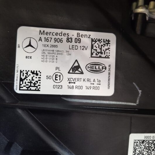 OEM MERCEDEZ BENZ HEADLIGHT ASSEMBLY A167906 | Sedectro